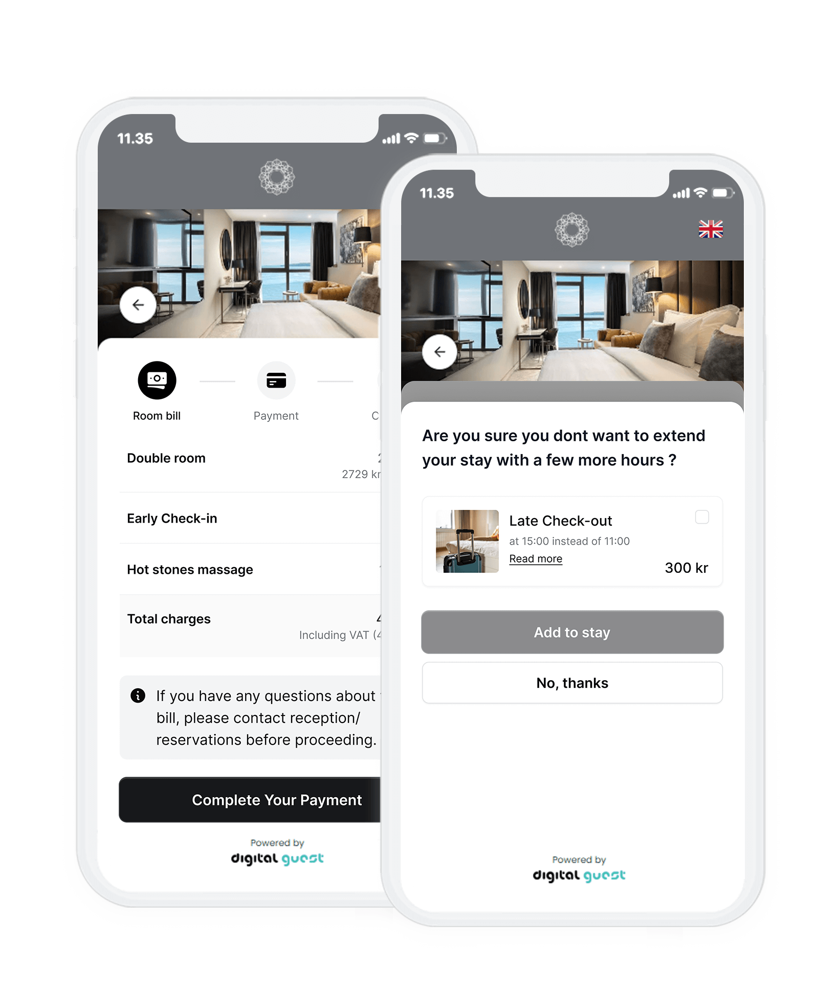 Check-In & Check-Out for Guests & Staff